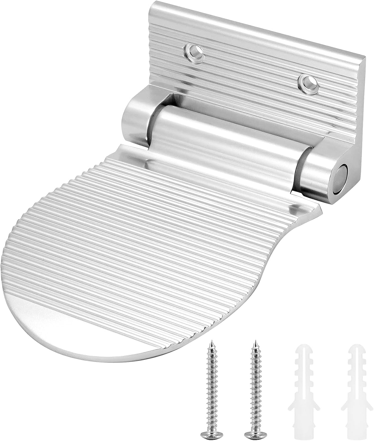Amazon.com: QWORK Shower Foot Rest for Shaving Legs, 1 Pack Aluminum ...