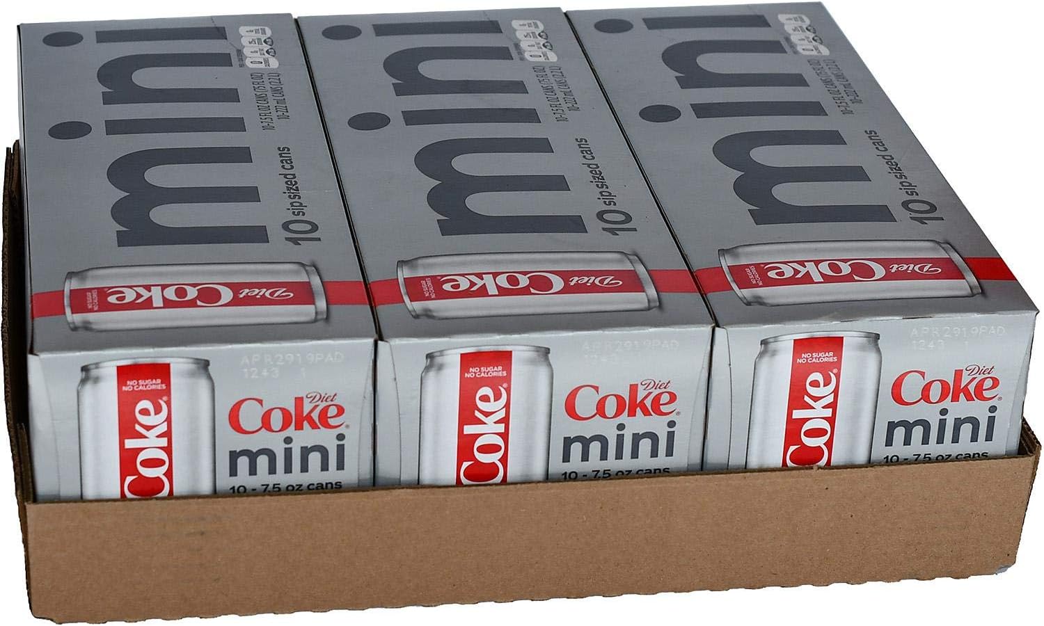 Diet Coke Mini 7.5 fl. oz Cans (30 pk.) : Amazon.ca: Grocery & Gourmet Food