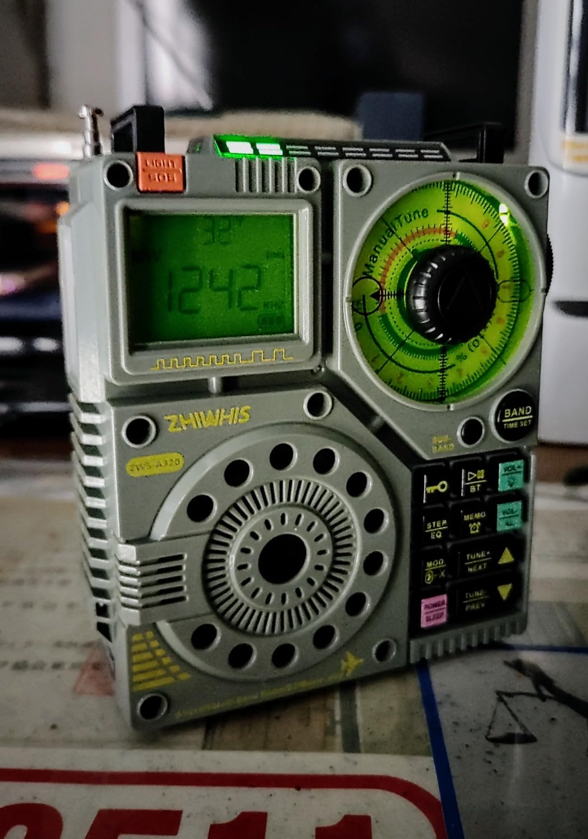 Amazon.co.jp: ZHIWHIS ZWS-A320 Bluetooth Speaker, BCL Short Wave Radio ...