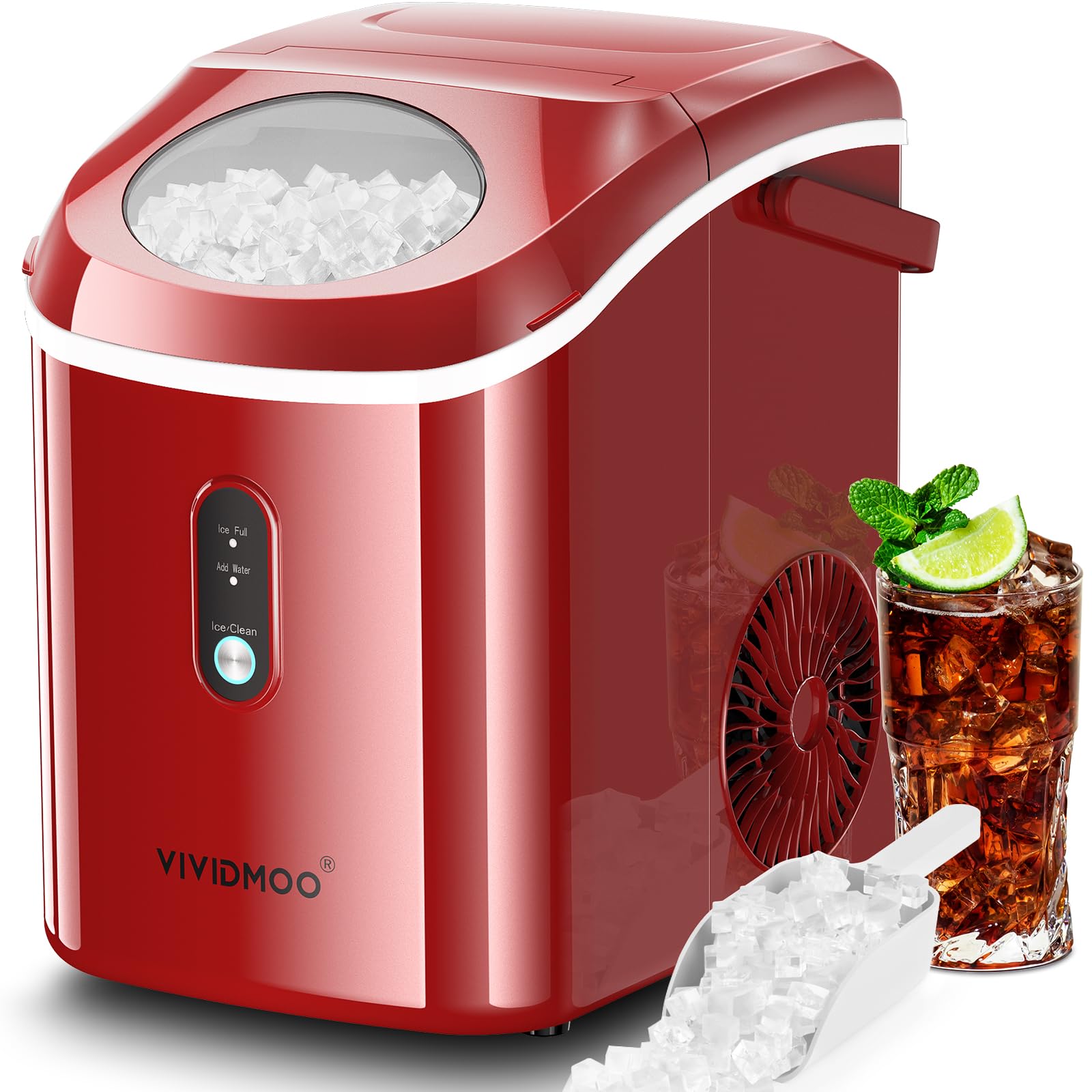 Snapklik.com : Ice Makers Countertop Nugget Ice Cubes, Portable Ice ...