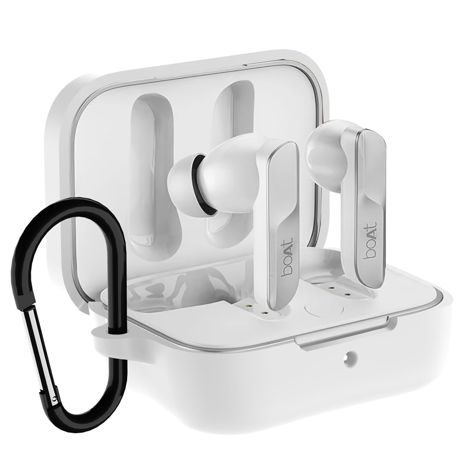 Sounce Earphone Case Cover for Boat Airdopes 800 TWS Soft Silicone Skin ...