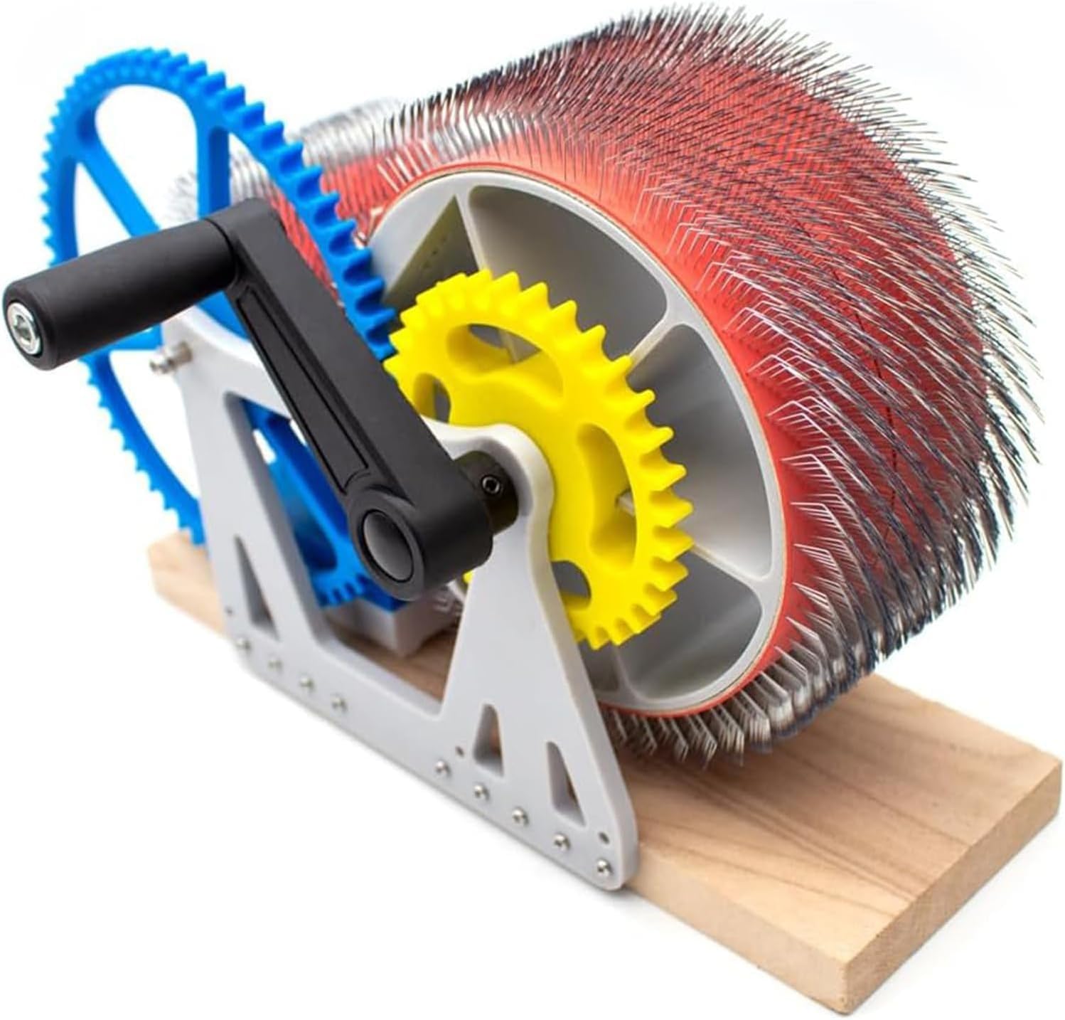 Amazon.com: Manual Wool Carding Machine, Wool Felt Drum Carder, Fast ...