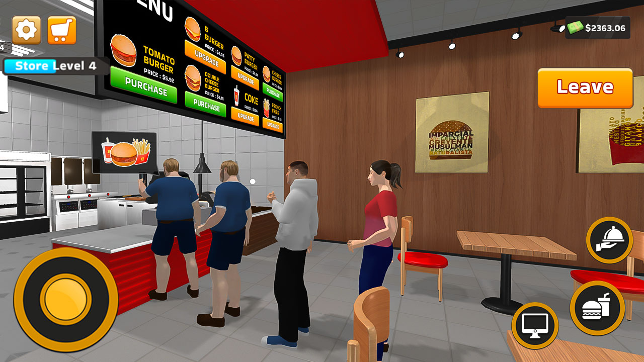 Fast Food Simulator Games 3D: Fast Food Cooking Mania Games Simulator ...