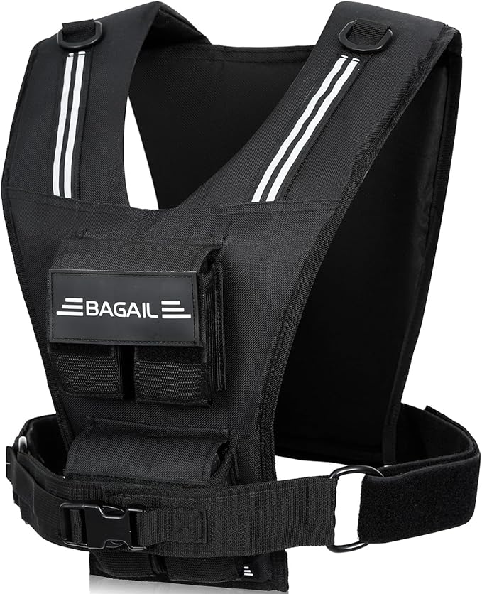 BAGAIL Adjustable Weighted Vest for Men & Women - 20lbs/30lbs/40lbs ...
