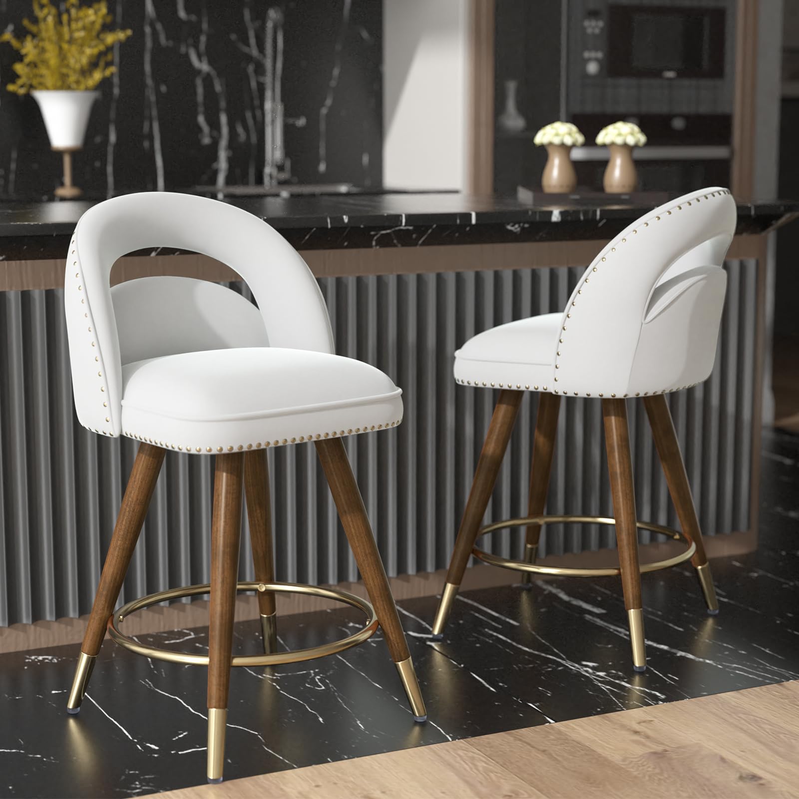 Gyi Counter Height Bar Stools Set Of 2 24 Inch | Desertcart South Africa