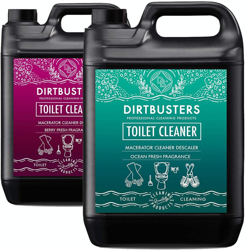 Dirtbusters toilet Macerator Descaler Cleaner septic tank safe 2 x 5L ...