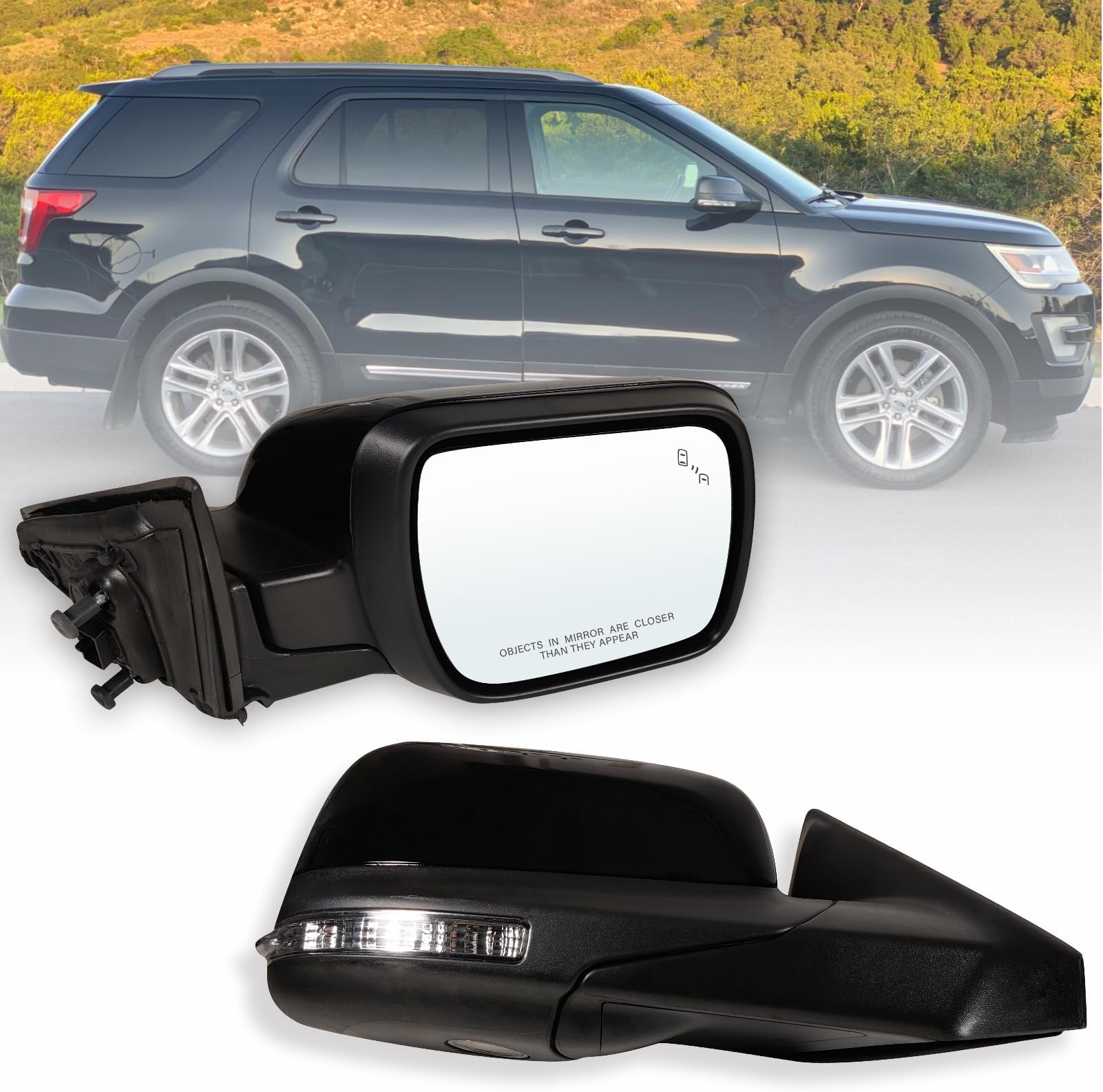Amazon.com: Lqito Right Passenger Side Mirror Fits 2011-2019 Ford ...