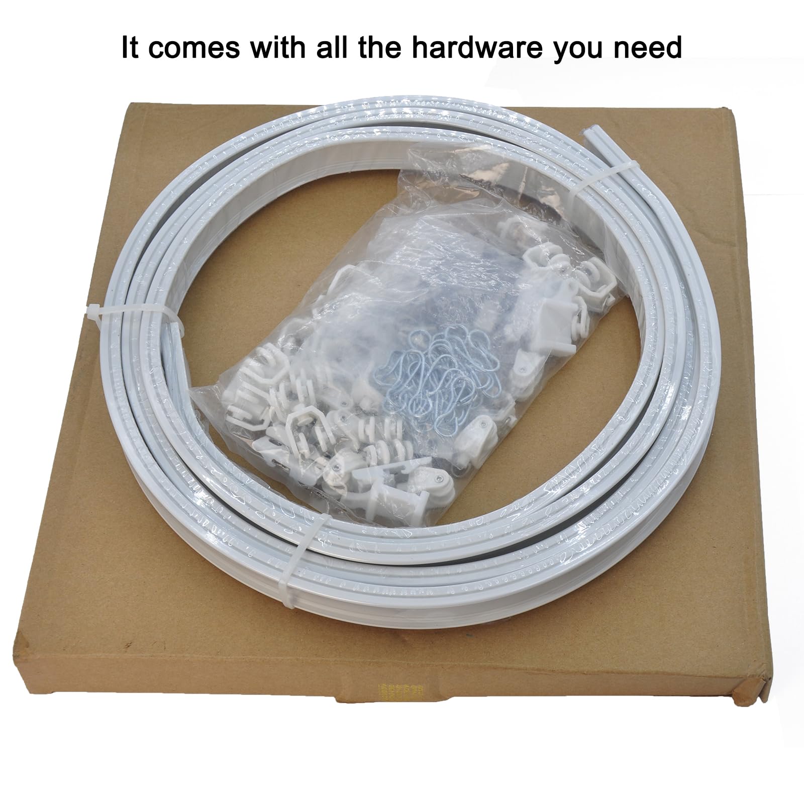 Snapklik.com : Flexible Ceiling Curtain Track Ceiling Mount 7m 23 Ft ...