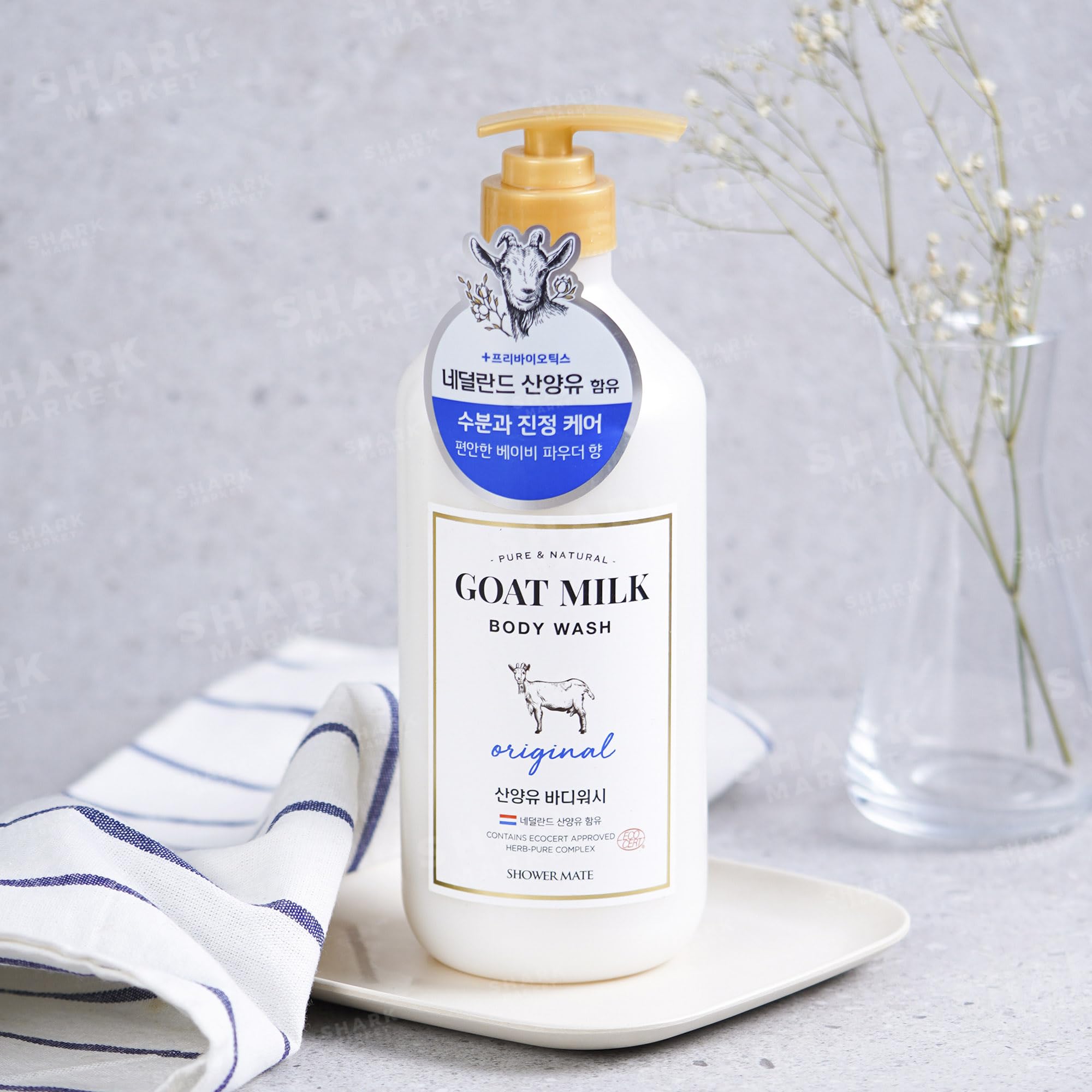 Amazon.com : Aekyung showermate Shower Mate Goat Milk Body Wash ...