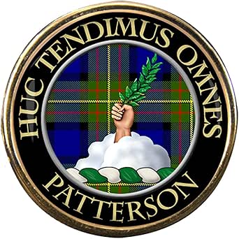 Amazon.com: Patterson Scottish Clan Lapel Pin Badge : Office Products