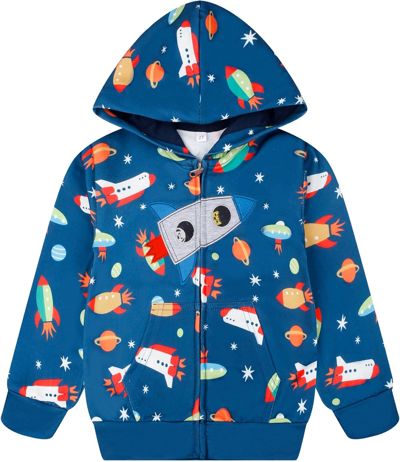 Amazon.com: GOTHLETIC Toddler Kids Zip Up Hoodie Sweatshirt Fall ...