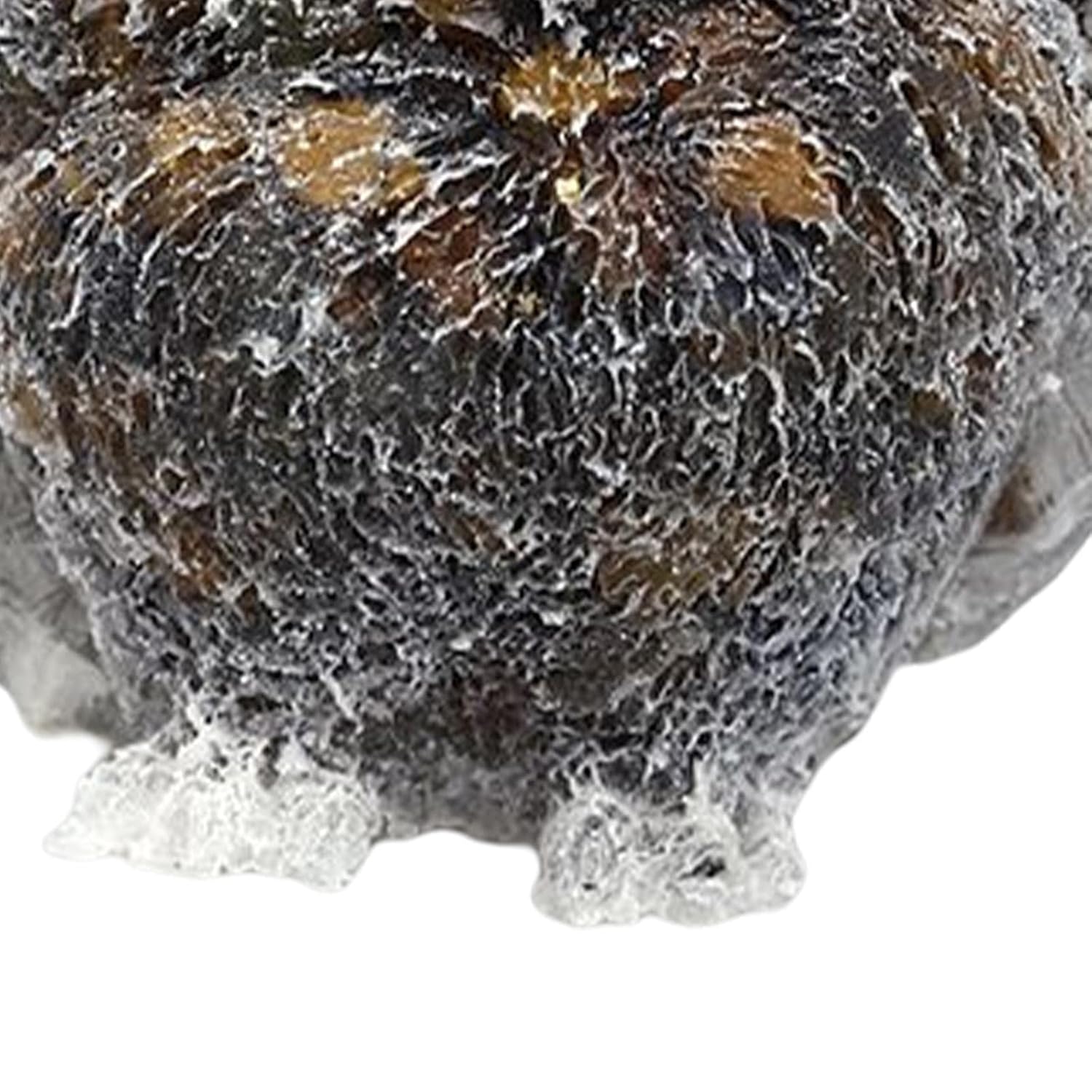 Buy Lina Trading Natural Gravel Stone Resin Crystal Filled Owl Animal ...