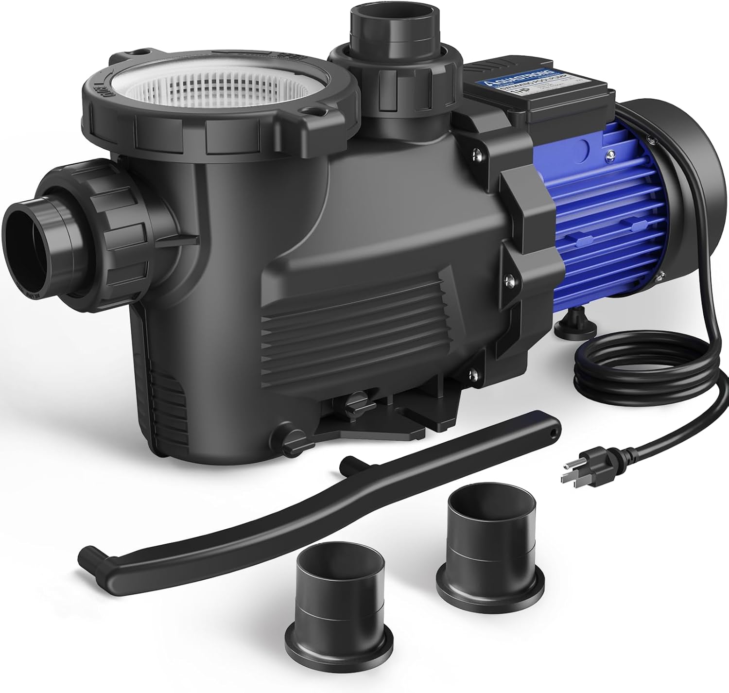 Amazon.com : AQUASTRONG 1HP Above Ground Single Speed Pool Pump, 115V ...
