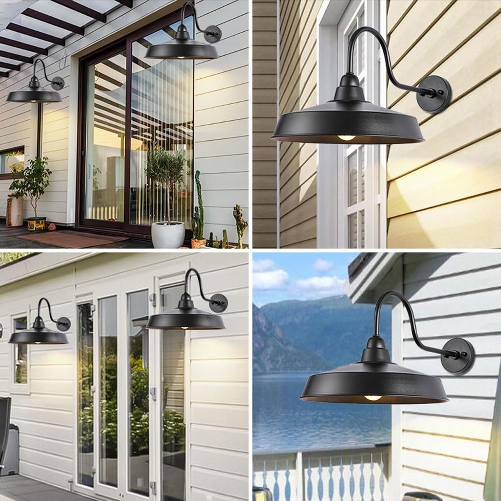 Gooseneck Outdoor Wall Lighting