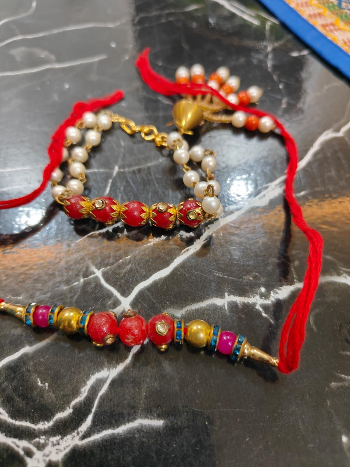 Chocozone Men Rakhi for Brother & Bhabhi Rakhi Lumba Set for Bhai ...