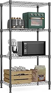 Amazon.com: MZG 1000 lbs 4 Tier Storage Rack Metal Wire Shelving Unit ...