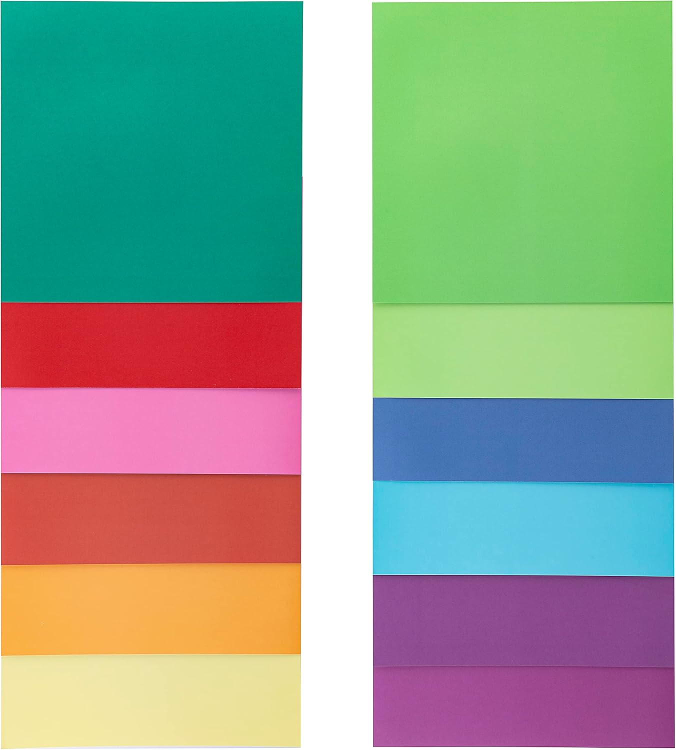 Papel de cartulina brillante, 48 hojas, papel de álbum de recortes ...