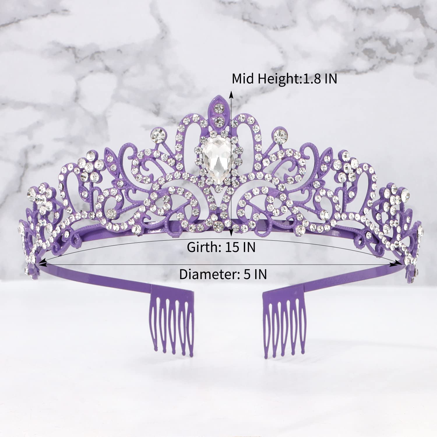 Corona De Princesa Morada