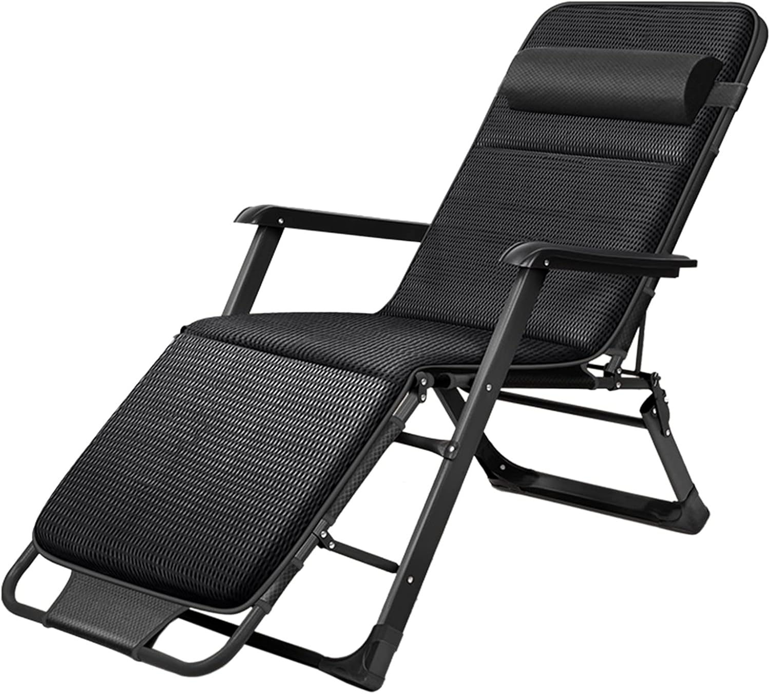 ASDNN Rocking Chair, 66Cm Extra Wide Patio Lounge Chairs With Cushion ...