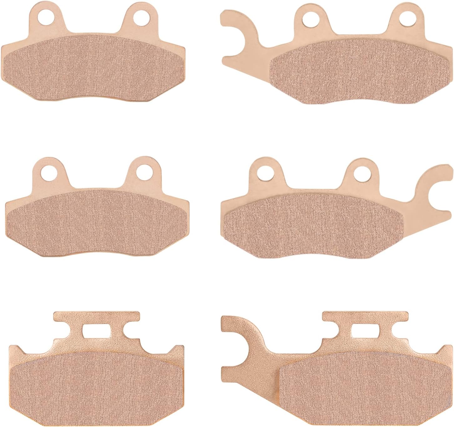 Amazon.com: Front & Rear Sintered Brake Pads Set for Yamaha Raptor 700 ...