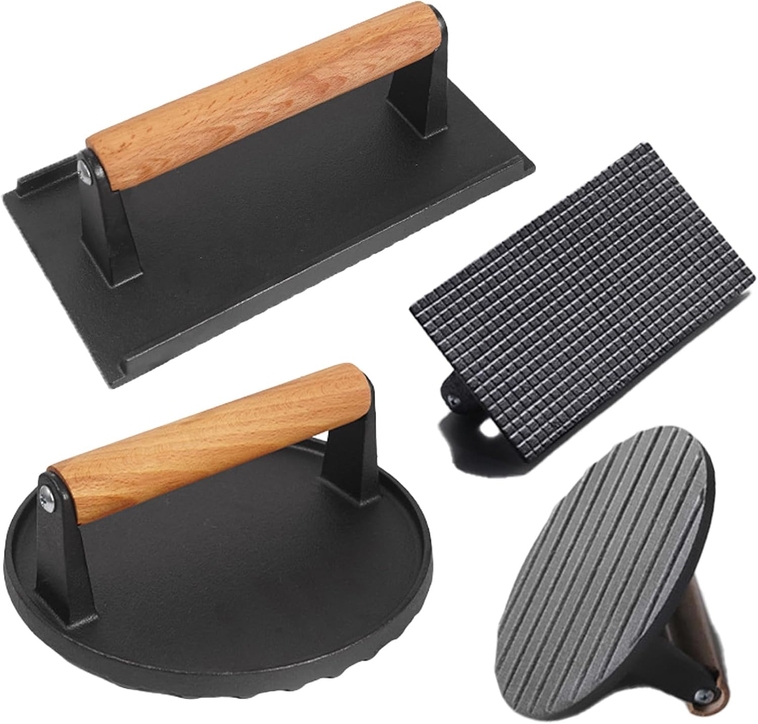 Amazon.com: SYENGKKY Burger Press, 6.89" Round Burger Press and 8.07"X4 ...
