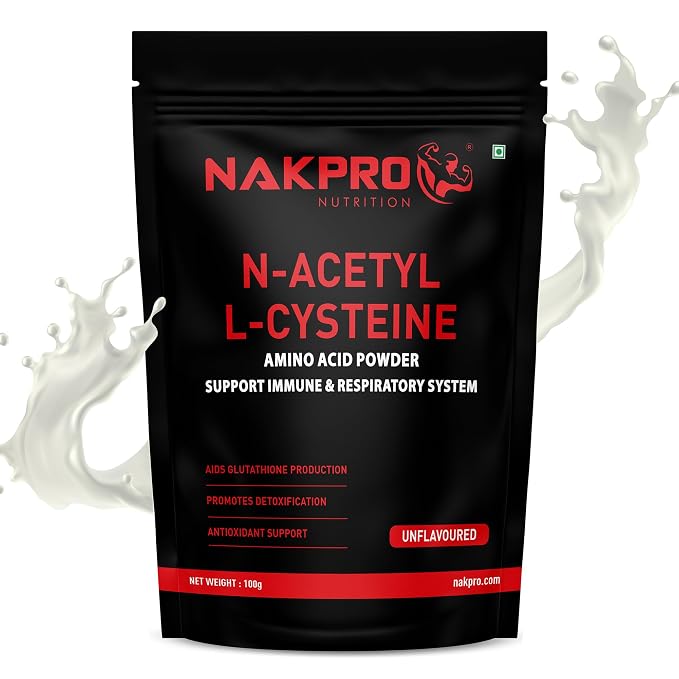 NAKPRO N-Acetyl-L-Cysteine Powder, 600mg | Support Cellular Antioxidant ...