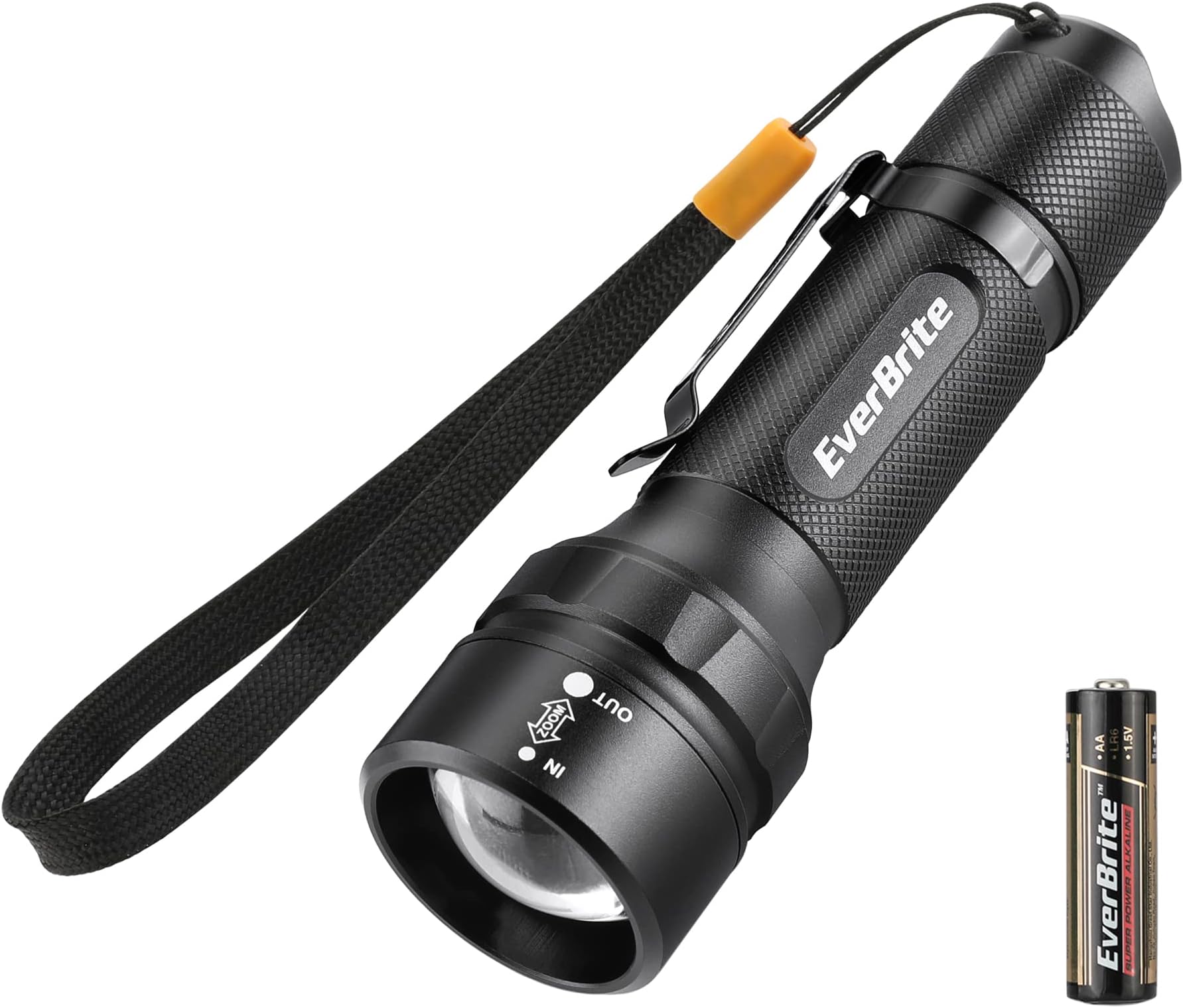 EverBrite Mini Lampe de Poche LED Zoomable 80 Lumens avec 3 Modes ...