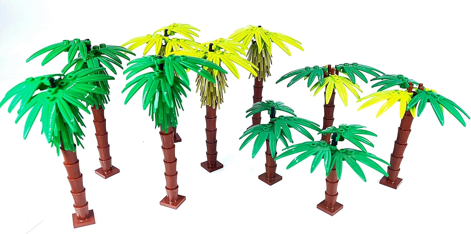 Amazon.com: General Jim's Palm Tree MOC Bricks Toys Assortment Building ...