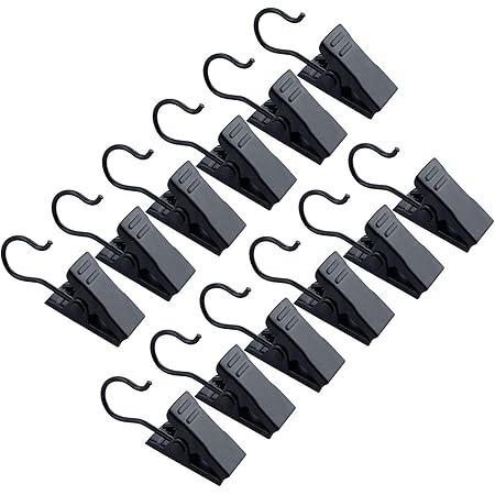 Golden Apple Heavy Duty Stainless Steel Metal Clips w/Hook for Curtain ...