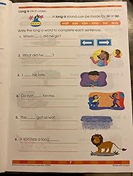 Amazon.com: School Zone - Beginning Reading Workbook - 64 Pages, Ages 6 ...