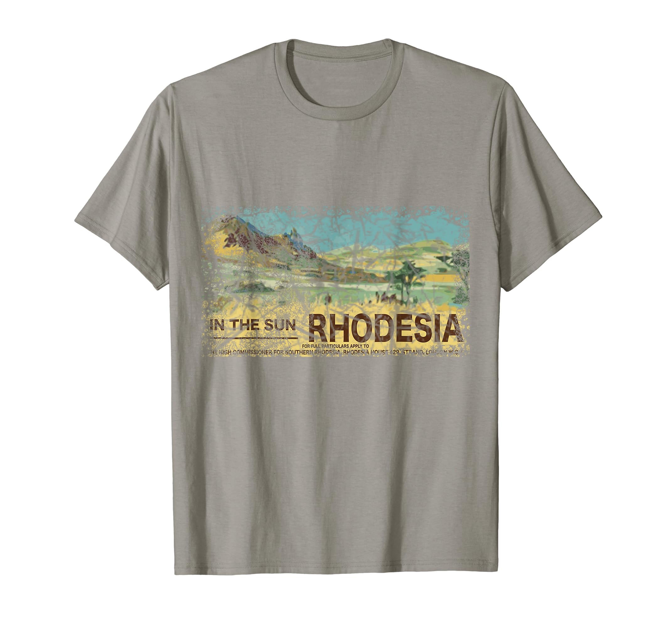 Rhodesia poster, advertisement In the Sun. Rhodesian T-Shirt T-Shirt ...