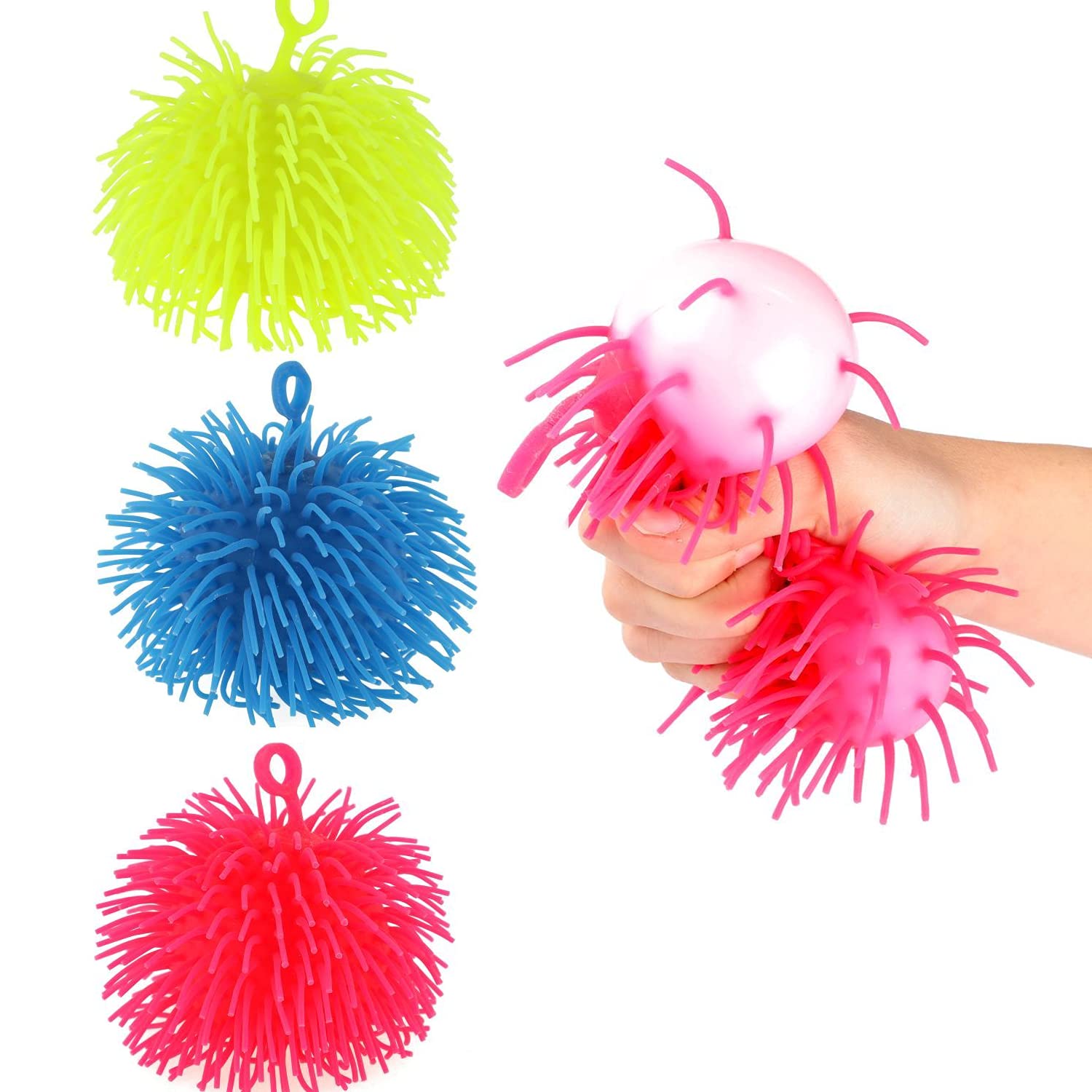 Buy UMKYTOYSMini Puffer Balls Squeezy Ball Puffer Balls for Kids Puffer ...