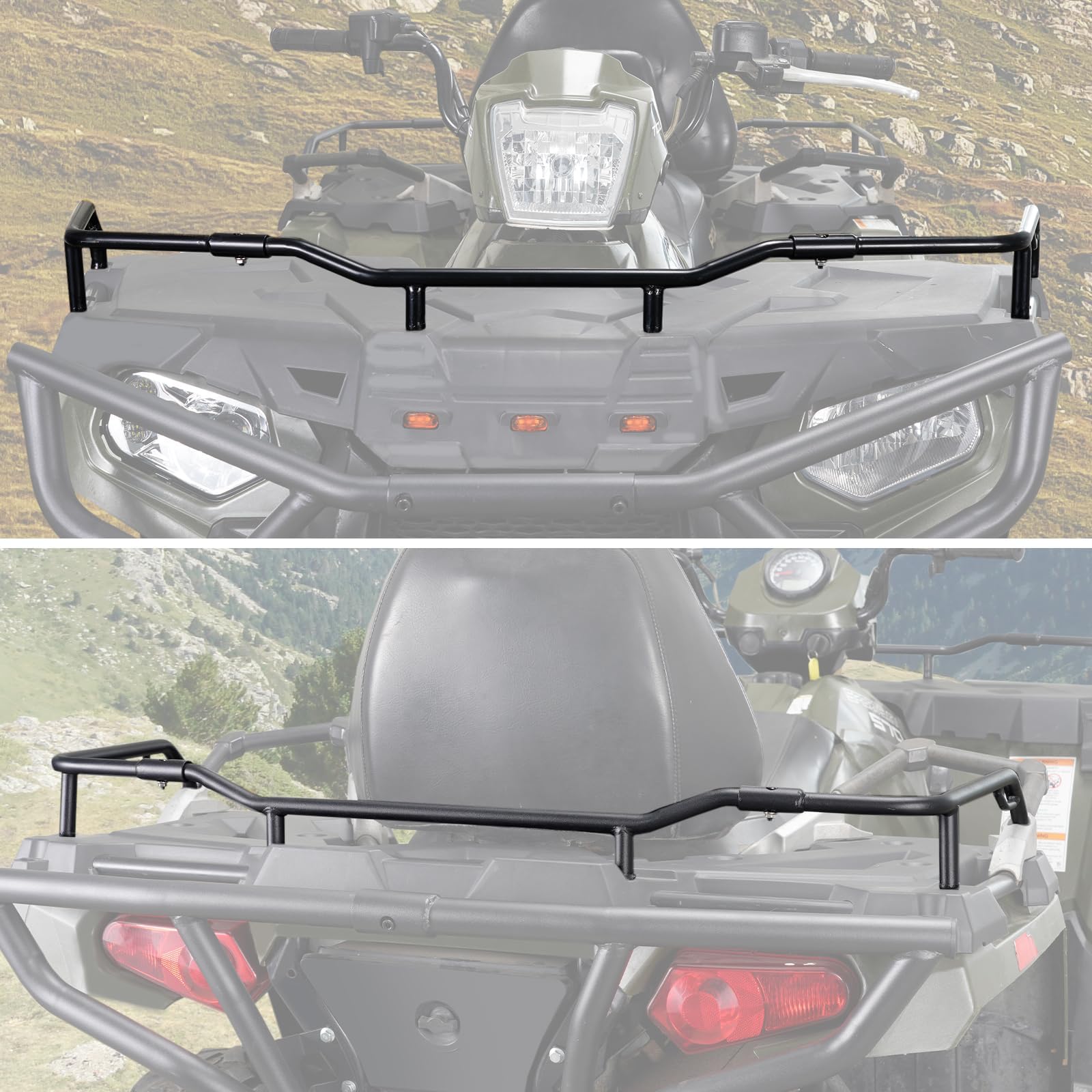 Amazon.com: A & UTV PRO Full Set Front & Rear Rack Extender for 2014 ...