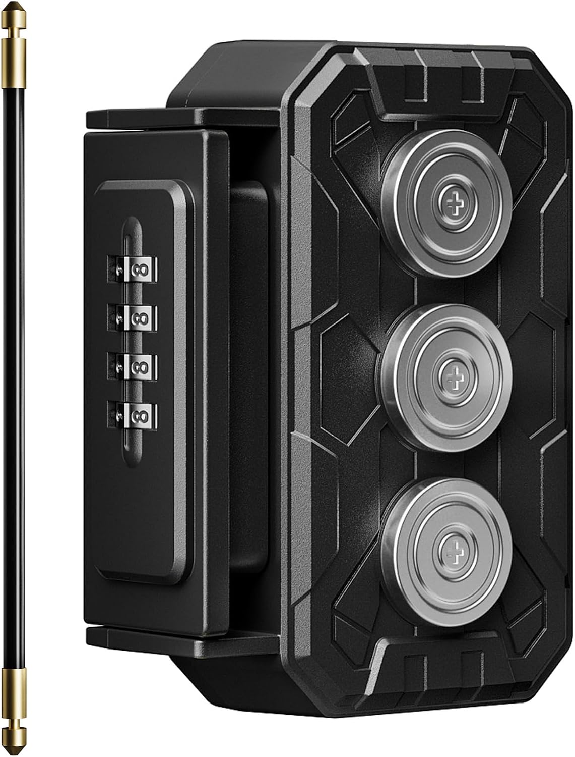 Amazon.com: Magnetic key lock box for under car, Magnetic key holder ...