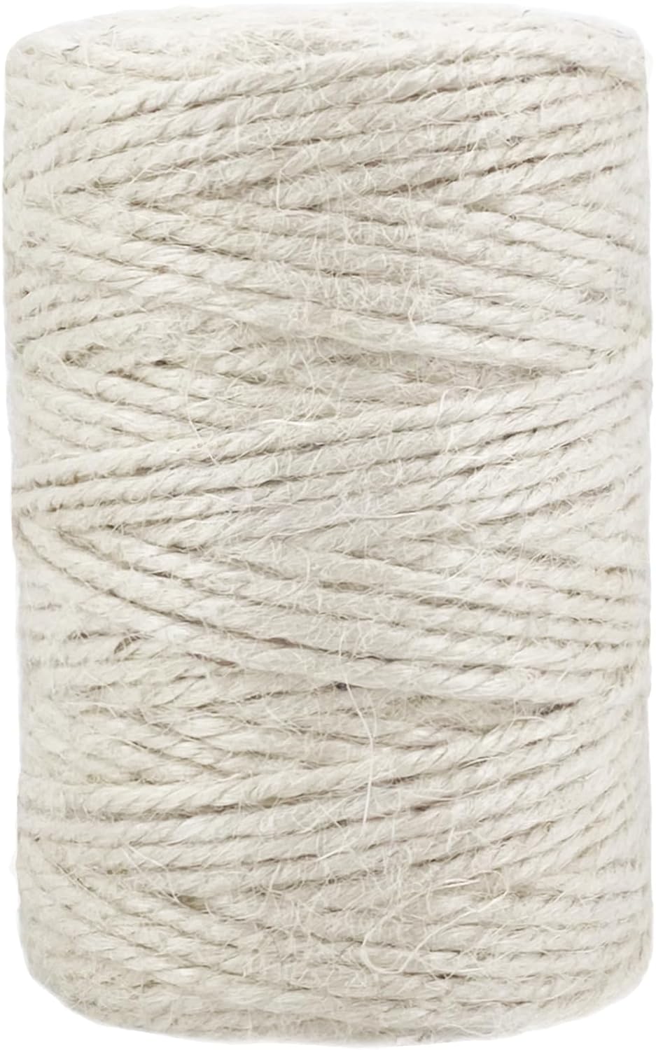 Amazon.com: Leecogo White 2.5mm Jute Twine 328 Feet Heavy Duty Garden ...