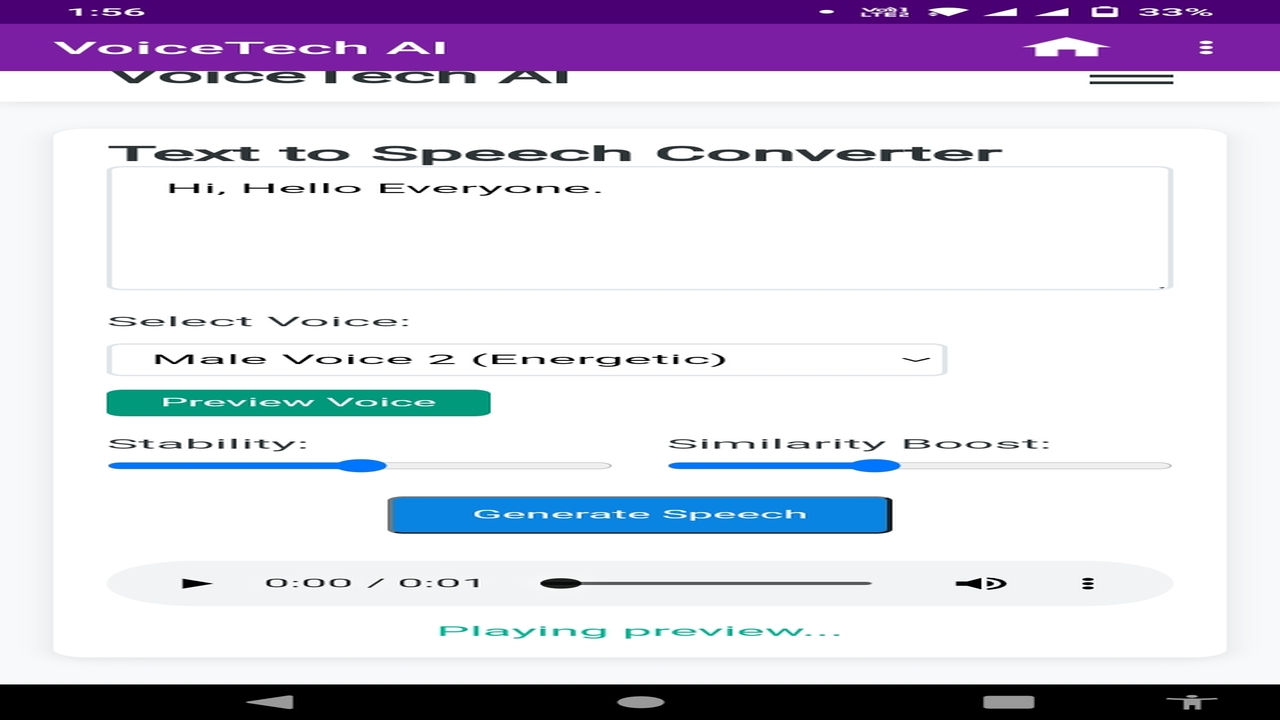 VoiceTech Ai – Text to Speech & AI Voice Generator - App on Amazon Appstore