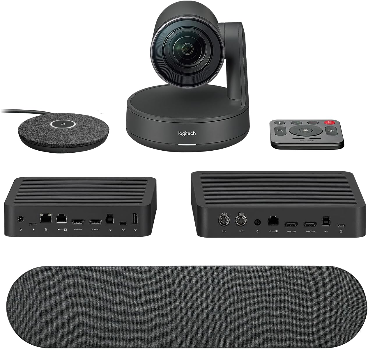 Logitech Rally Camera Kit - 4K UHD Video Conference System, Display ...