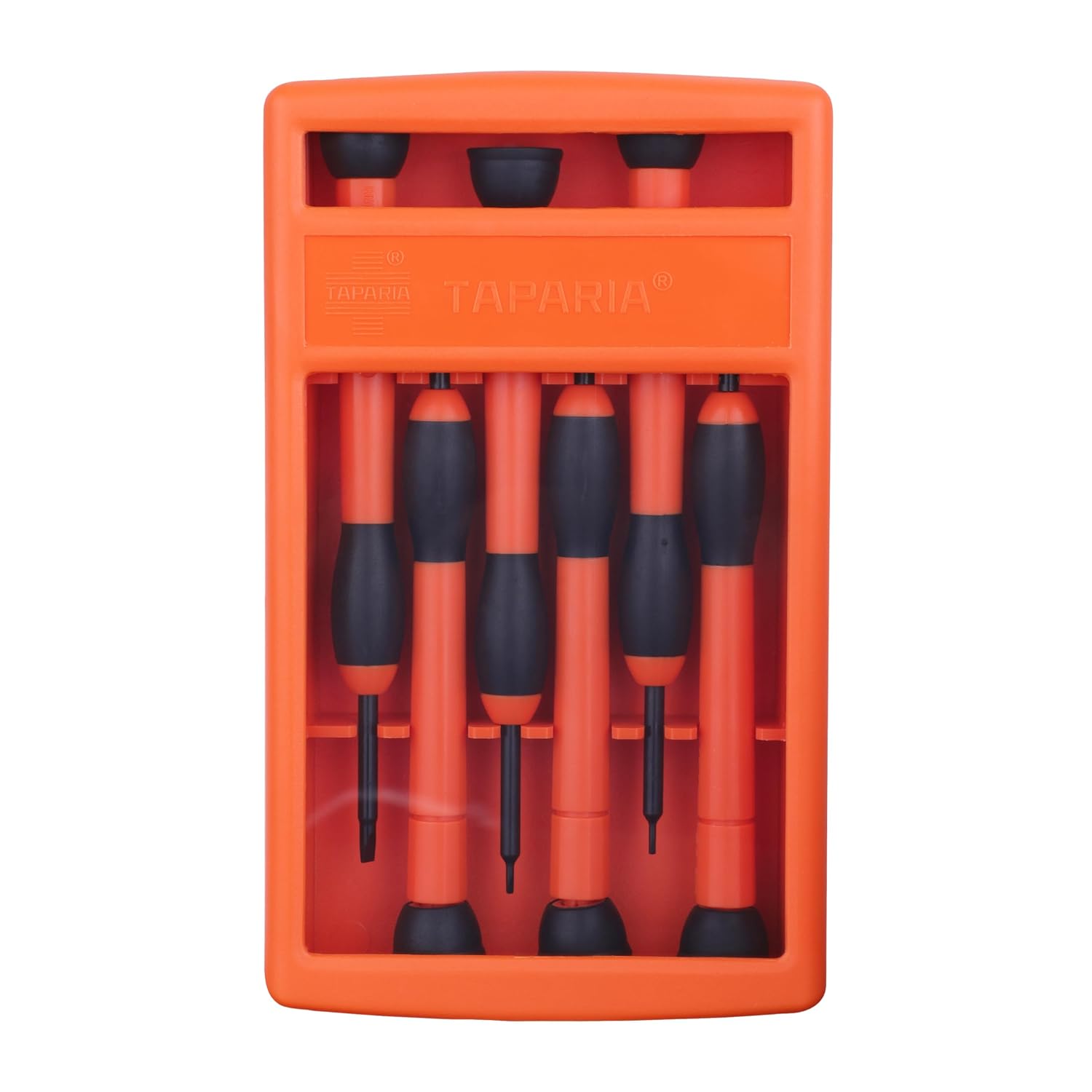 Taparia PSF6 Precision Screwdriver Set, 6 Pieces | Flat/Slotted Tips ...