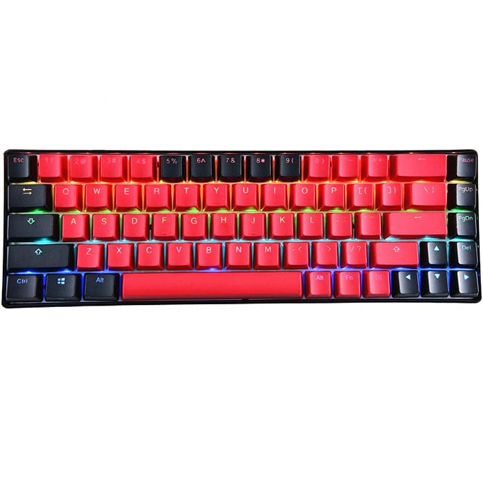 Buy KKV 68 Keys RGB Mechanical Gaming Keyboard,65% Layout Compact PBT ...