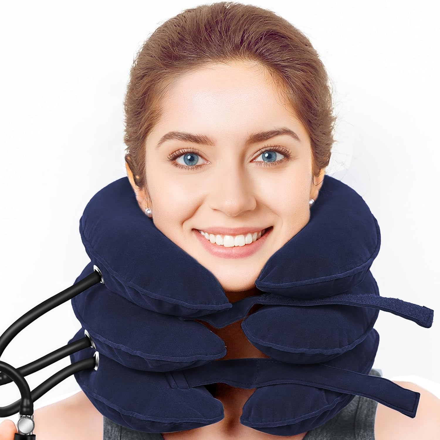 Amazon.com: Cervical Neck Traction Device for Neck Pain Relief ...