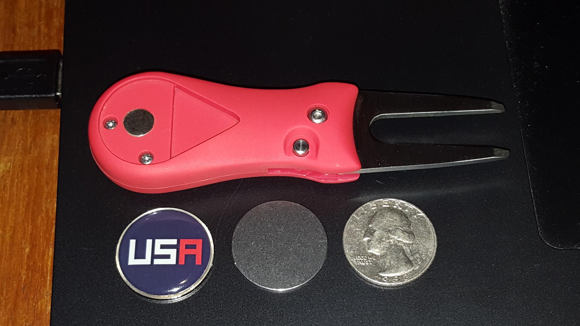 Amazon.com : RPG Magnetic Switchblade Golf Divot Tool (Don't Tread ...