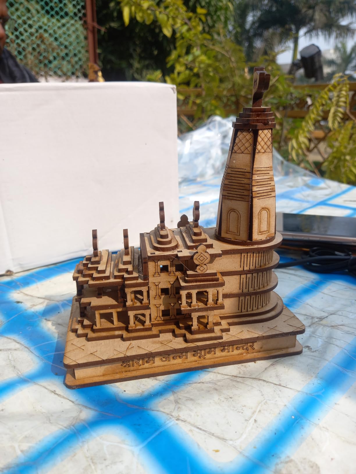 PASCAL Shri Ram Mandir Ayodhya 3D Model Wooden Hand Carved Temple 6 ...
