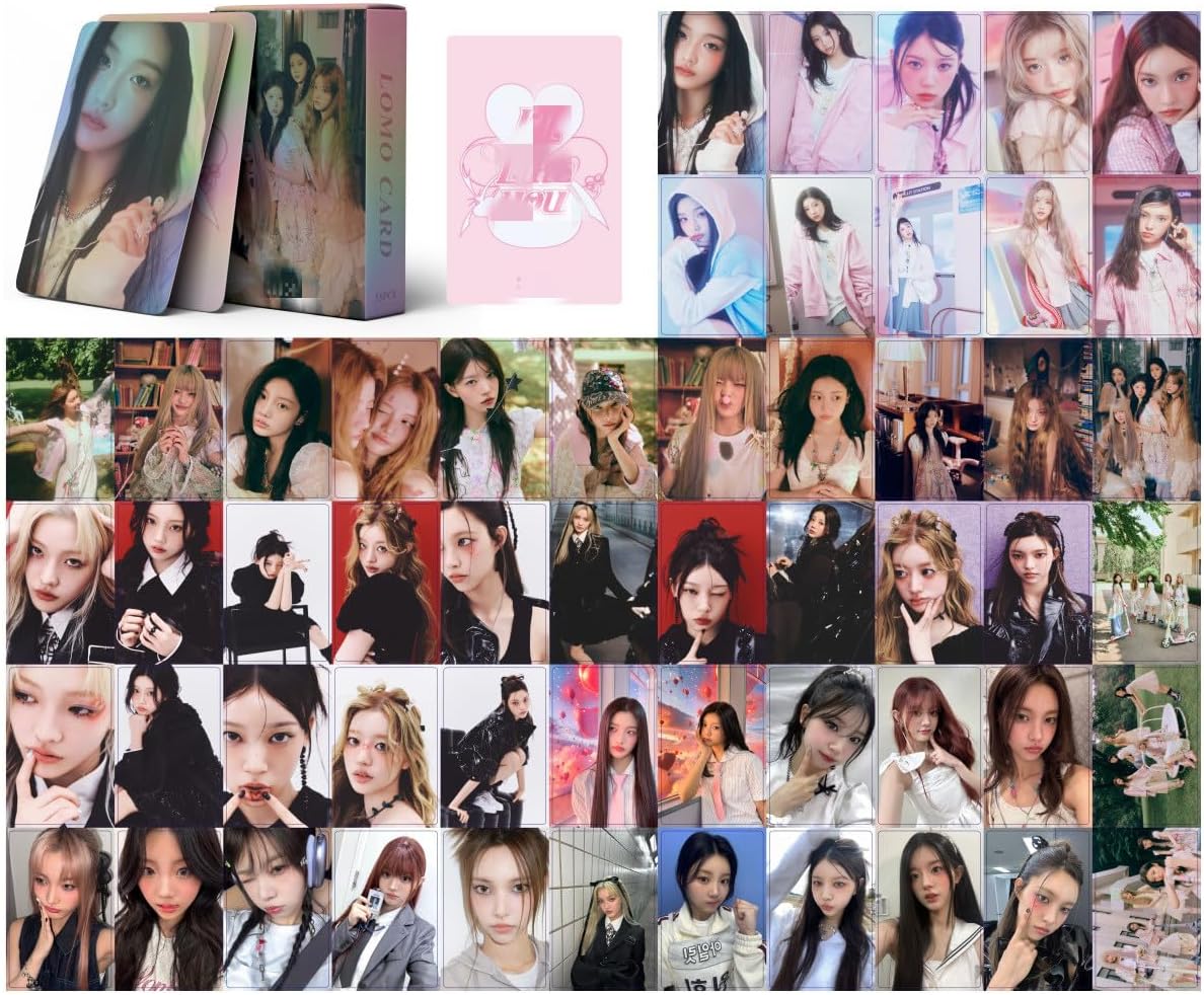 Amazon.com : SCISSH ILLIT 'I'LL LIKE YOU' Photocards 55Pcs Postcards ...