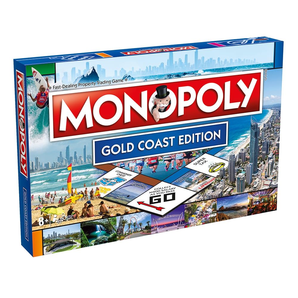 Monopoly Gold Coast Board Game | Queensland : Amazon.com.au: Toys & Games