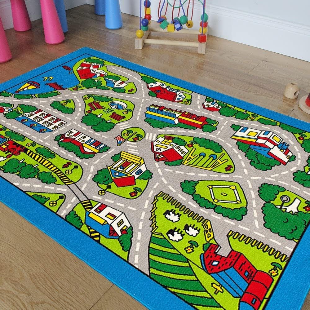 Amazon.com: Champion Rugs Kids/Baby Room/Daycare/Classroom/Playroom ...