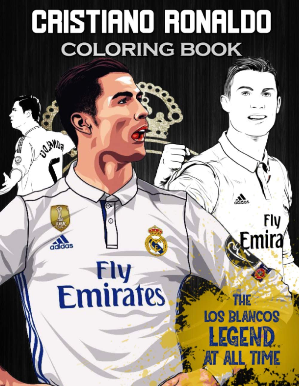 Buy Cristiano Ronaldo Coloring Book: A Perfect Coloring Book for Kids ...