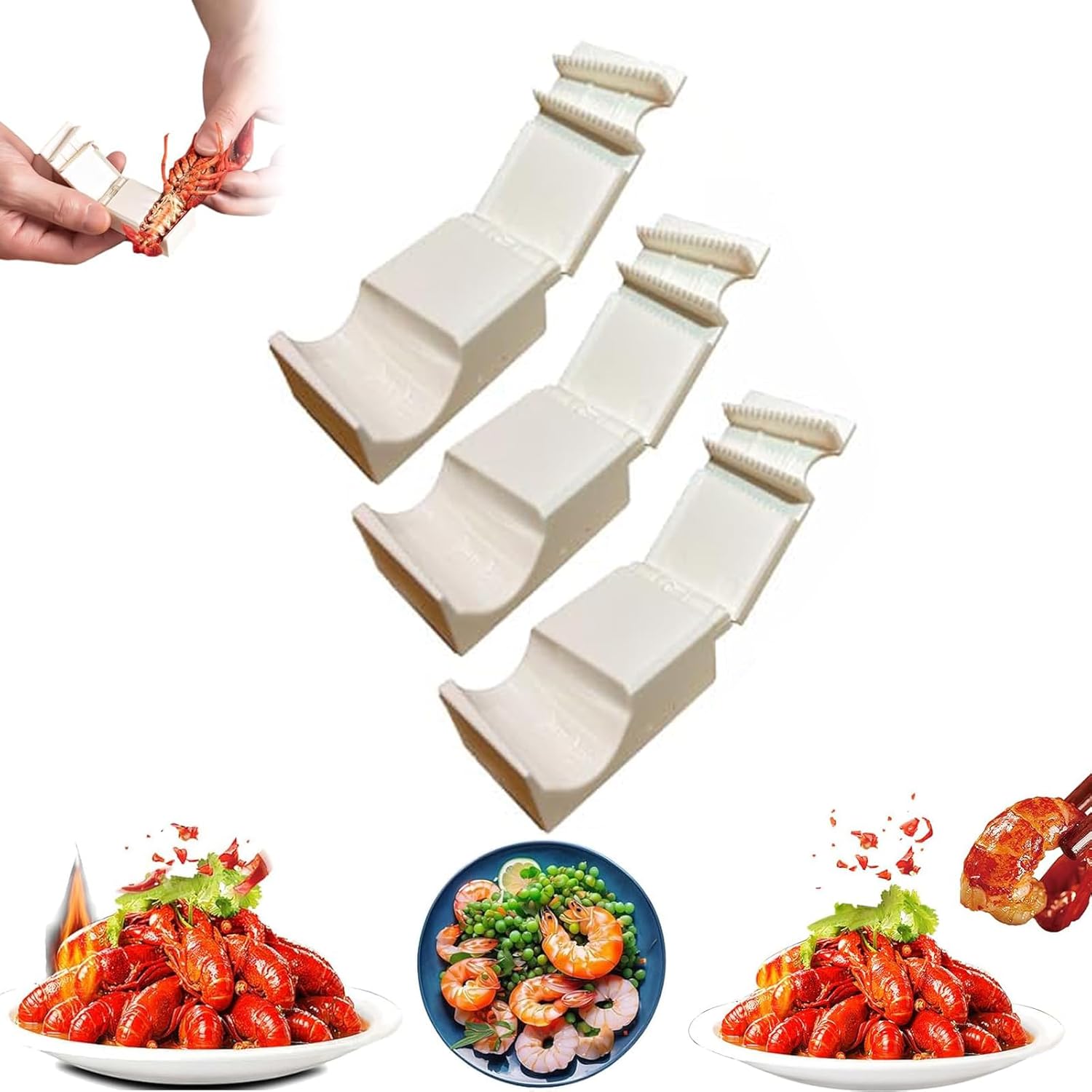 Amazon.com: Crawfish Shucker, Crayfish Shelling Device Shrimp Peeler ...