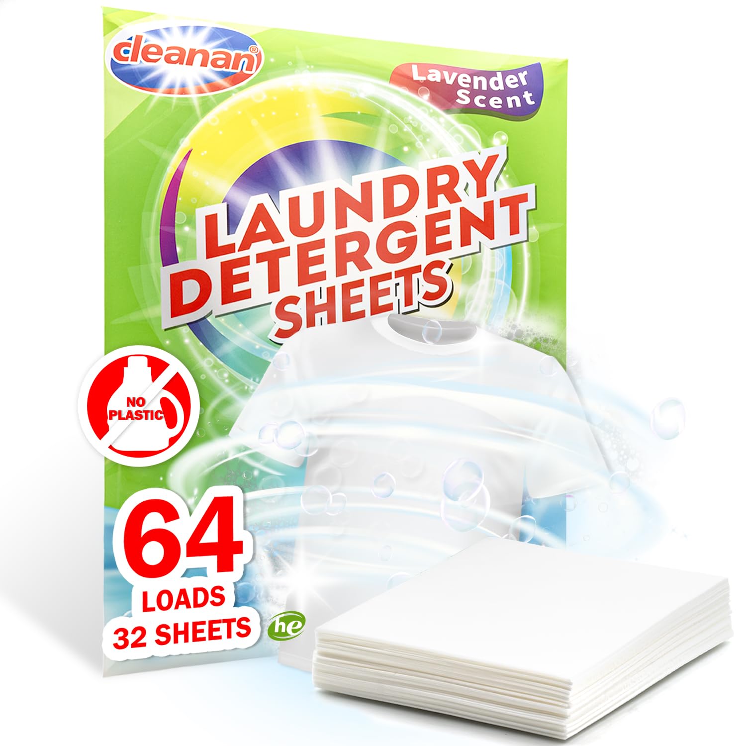 Amazon.com: Eco Laundry Detergent Sheets, Hypoallergenic, Biodegradable ...
