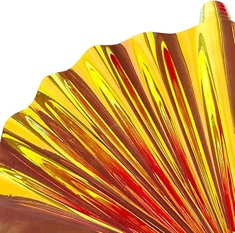 Amazon.com: JINR Holographic Mirrored Reflective Gold Faux Leather ...