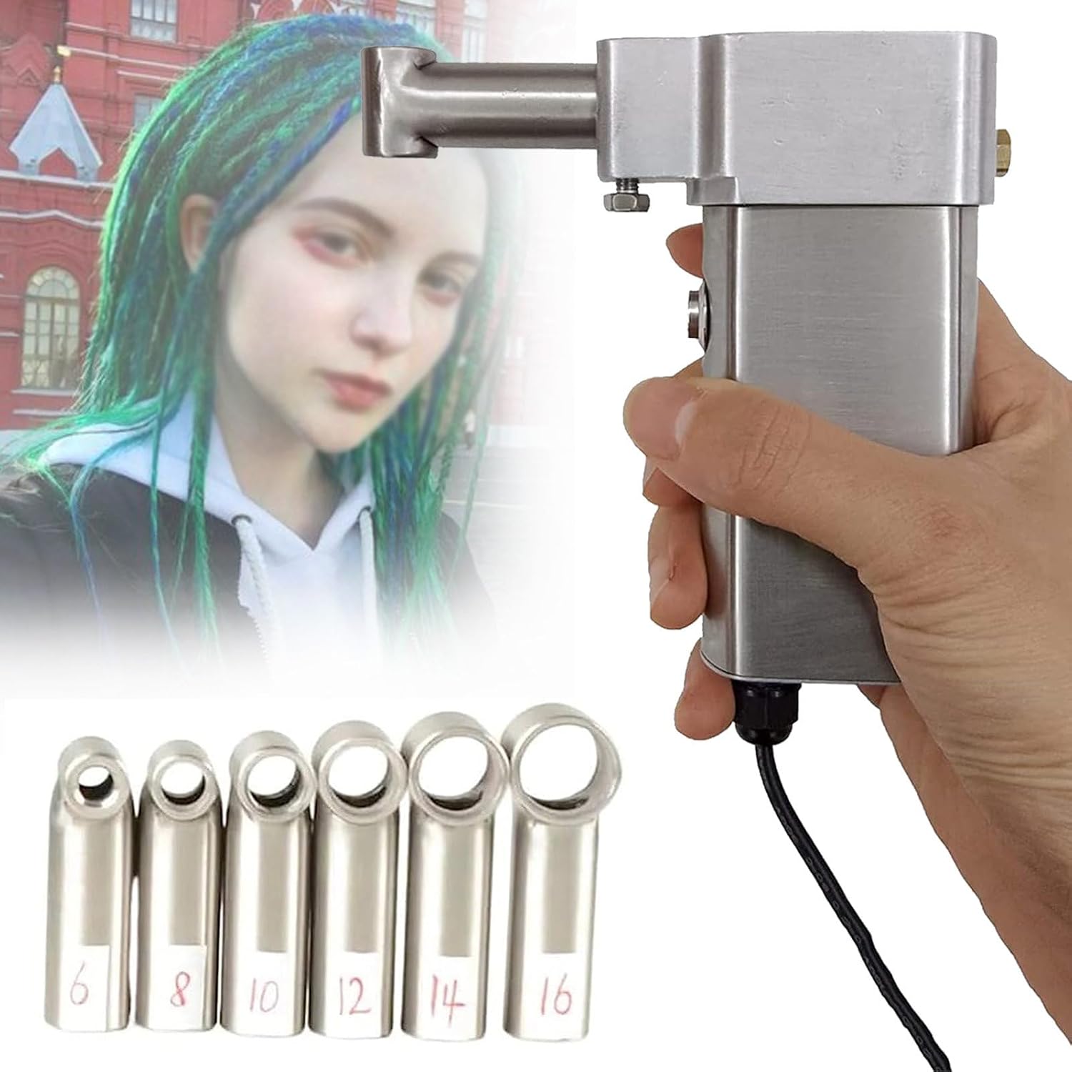 Amazon.com: Dreadlocks Machine with 6 Replacement Head,Dreadlock Maker ...